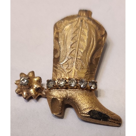 Unbranded | Jewelry | Pendant Gold Tone Charm Western Cowgirl Boot Spur ...